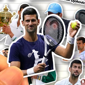 Novak Djokovic Vinyl Stickers for Water Bottles, Laptop Sticker ...