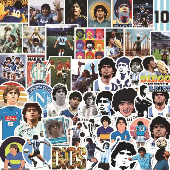 5 Diego Maradona Laptop Sticker Planner Sticker Vinyl Decal - Etsy