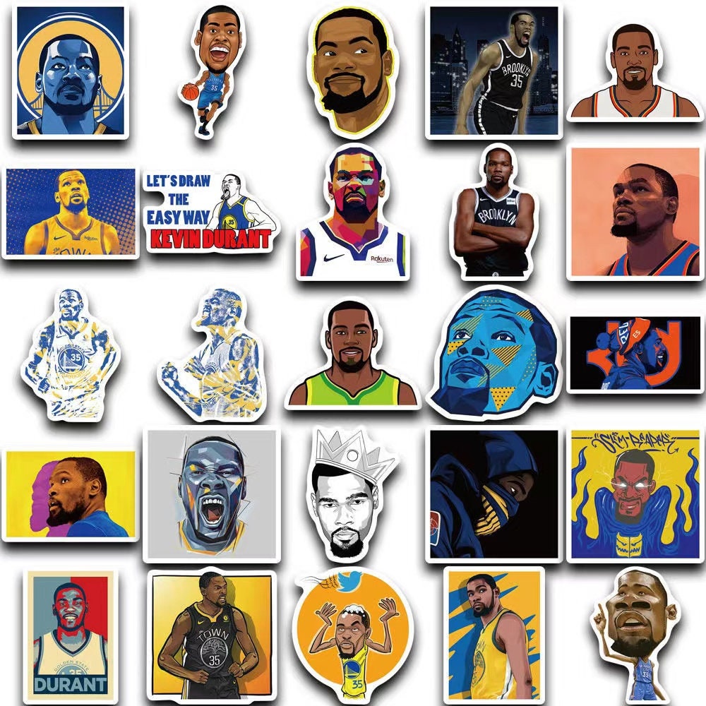 5 Kevin Durant KD Vinyl Sticker for Water Bottles Laptop - Etsy