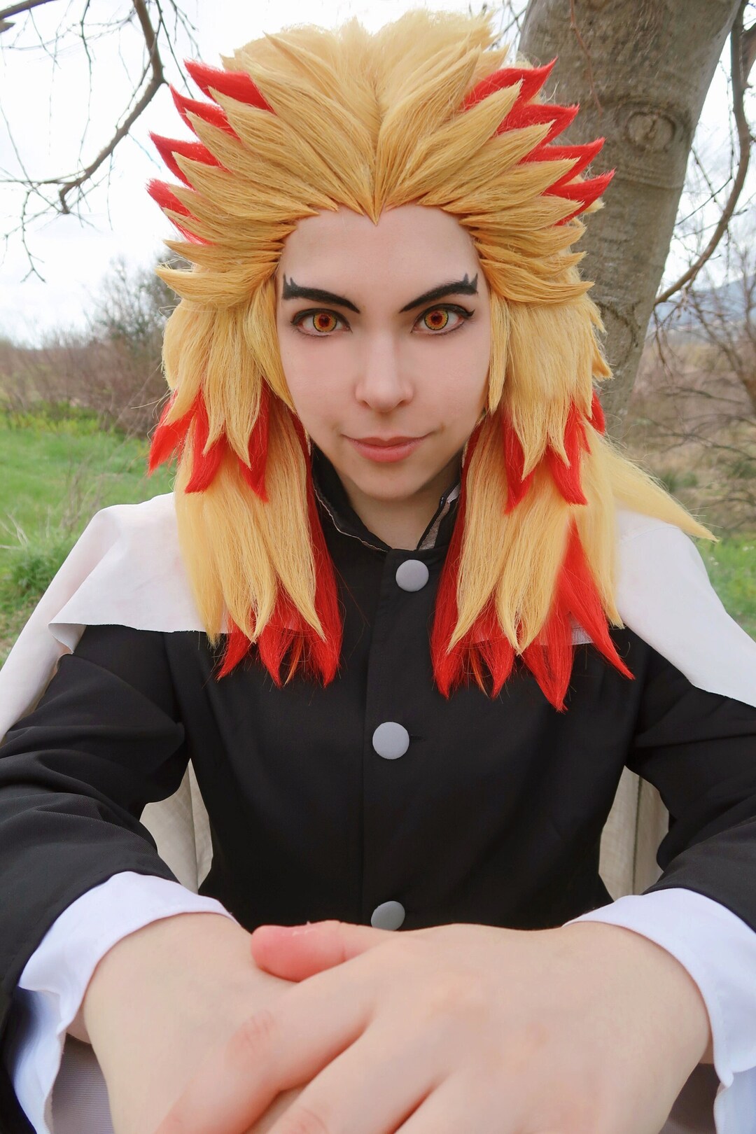 Rengoku Wig by Order for Cosplay WIG Demon Peluca Por Encargo / Wig ...