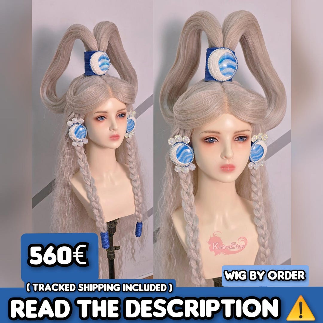Princess Yue Wig for Cosplay READ THE DESCRIPTION. Wig by Order ...