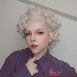 Astarion Wig by Order for Cosplay Baldur's Gate 3 Peluca Por Encargo ...