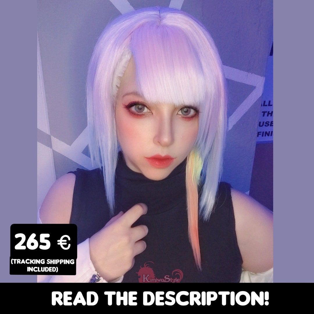 Lucy Wig by Order INFO ONLY [ Anime Cosplay Cyberpunk] Peluca Por ...