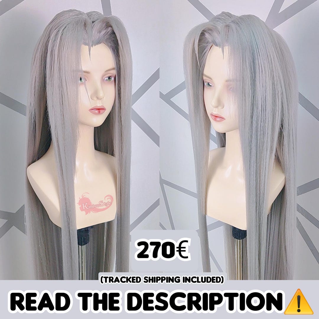 Sephiroth Wig by Order for Cosplay [ Final Fantasy VII ] Peluca Por ...