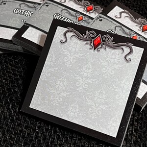 Gothic Princess Cute Sticky Note Pad • Kawaii and Gothic Aesthetic ...