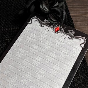 Gothic Queen 4X6 Sticky Memo Pad • Kawaii and Gothic Aesthetic ...