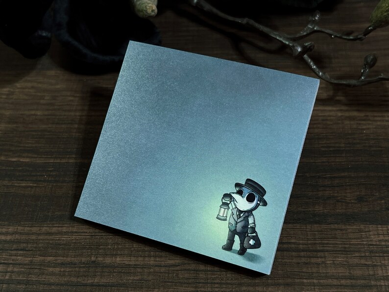 Doctor Visit Cute Sticky Note Pad Kawaii and Gothic - Etsy