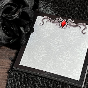 Gothic Princess Cute Sticky Note Pad • Kawaii and Gothic Aesthetic ...