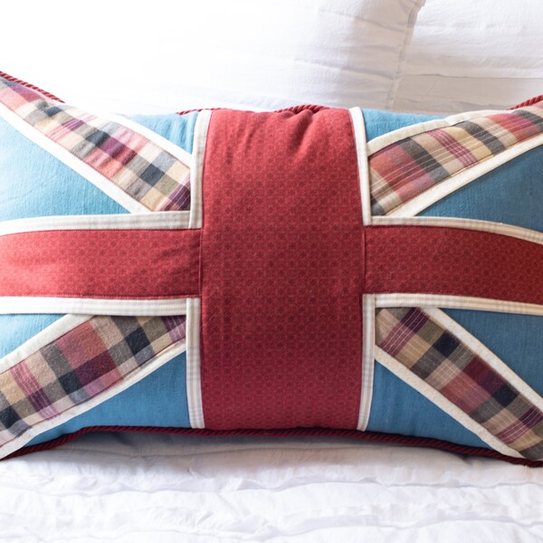Union Jack Pillow - Etsy