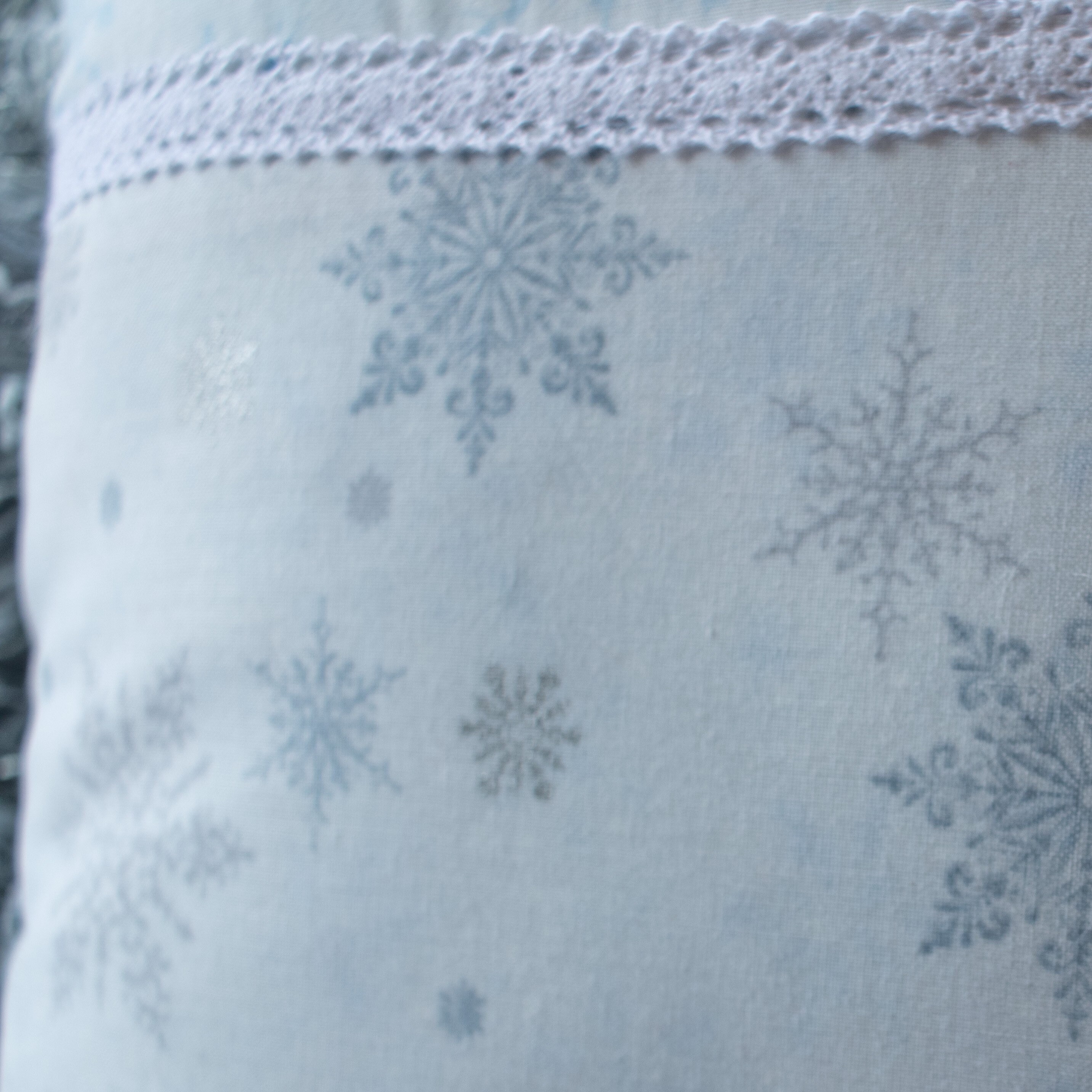 Winter Christmas Union Jack Flag Pillow Snowflakes and - Etsy