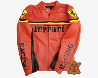 Ferrari Red Leather - Etsy