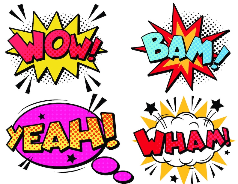 Letreros de Comic Yard - Etsy México