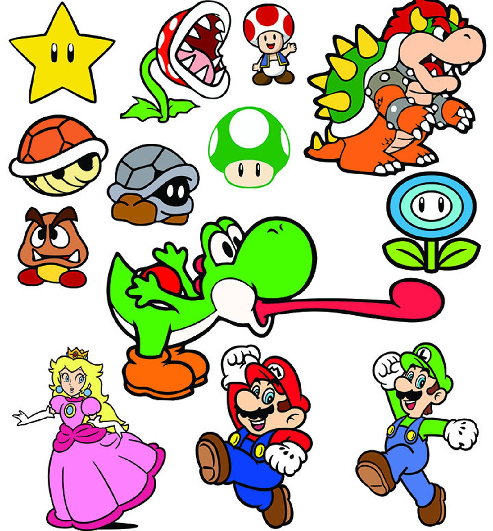 Super Mario Bros Theme Yard Sign - Etsy