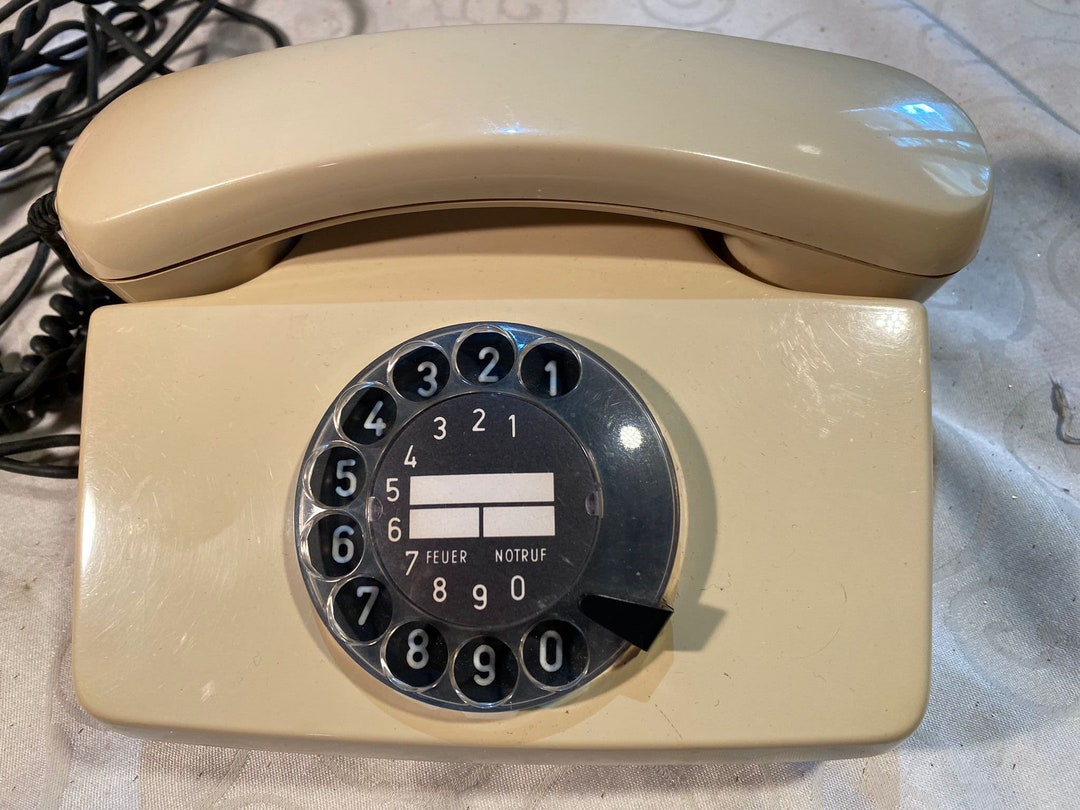 1980s Telephone Deutsche Post Fetap 791-1 Dial Telephone Basic - Etsy