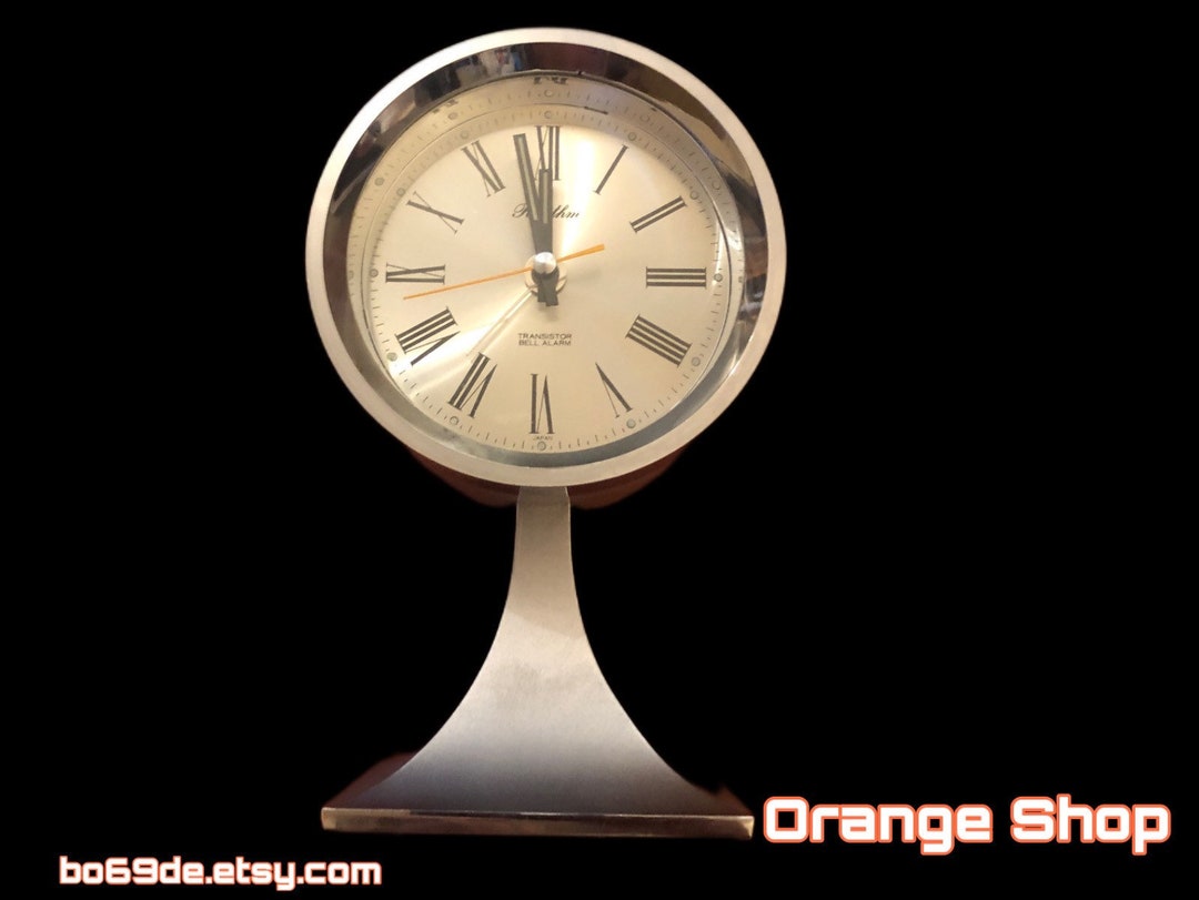 1970s Space Age Table Clock by Rhythm MODEL: NO 7RA021 Alarm Clock ...