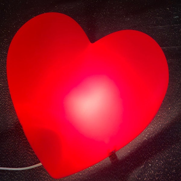 Ikea Red Heart Light - Etsy