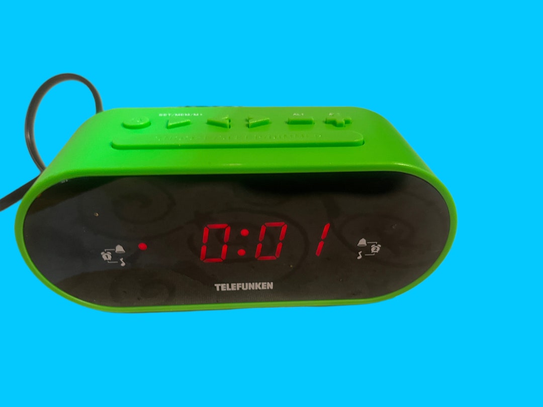 2000s TELEFUNKEN Electronic Clock Radio Watch Radio Alarm - Etsy
