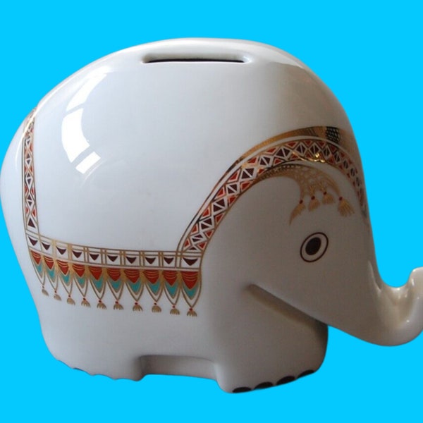 Porcelain Elephant - Etsy