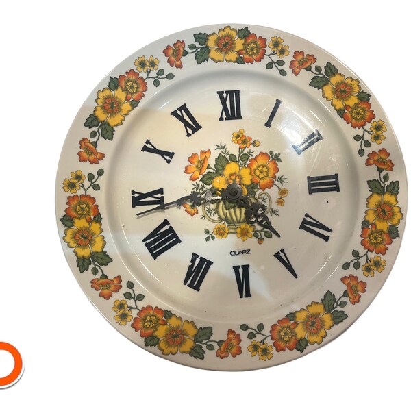 Ceramic Plate Clock - Etsy UK