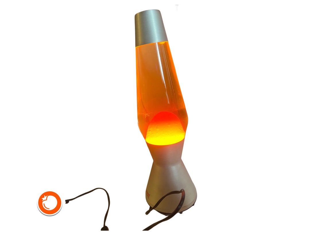 1990s MATHMOS Astro Lava Lamp the Original With New Bottle Clear-orange ...