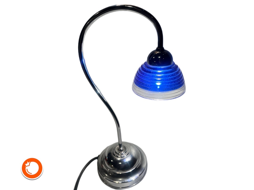1980s High-quality Table Lamp Art Deco Banker Lamp, Accountant Lamp ...