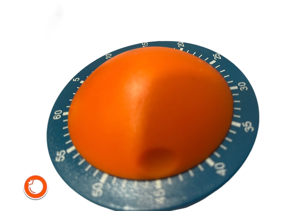 1970s Mechanical Egg Timer as UFO, Fridge Magnet Alarm Timer Orange ...
