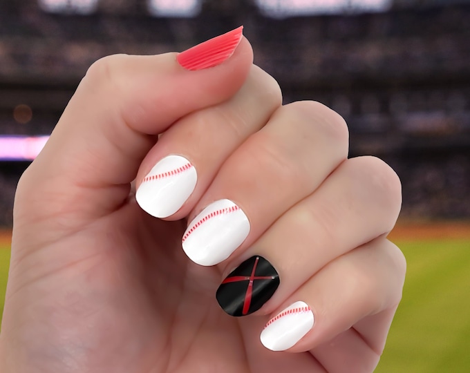 Holiday Cheer Nail Wraps | Holiday Nail Polish Stickers Nail Decals ...