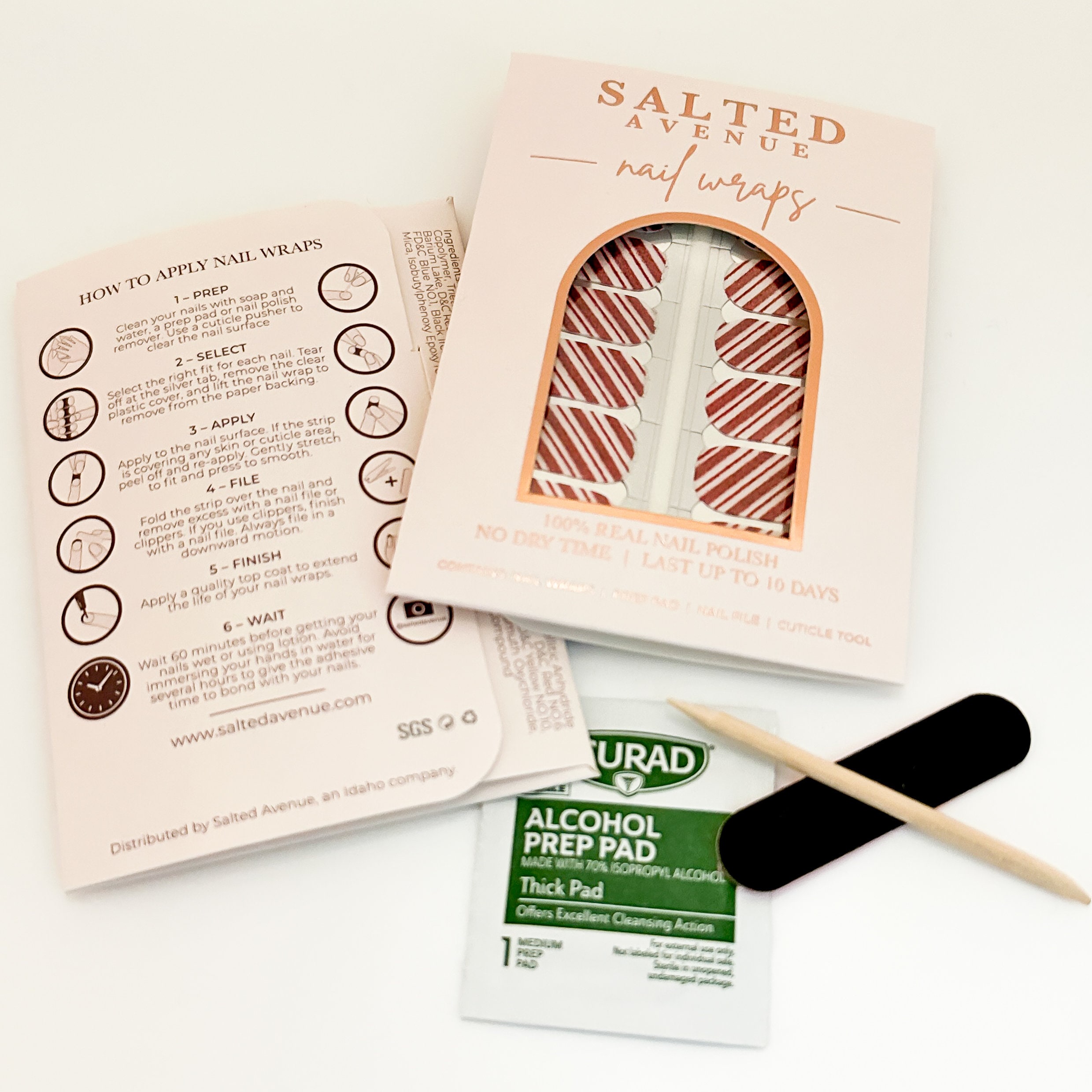 Winter Wonderland Nail Wraps Holiday Nail Polish Stickers Nail Decals ...