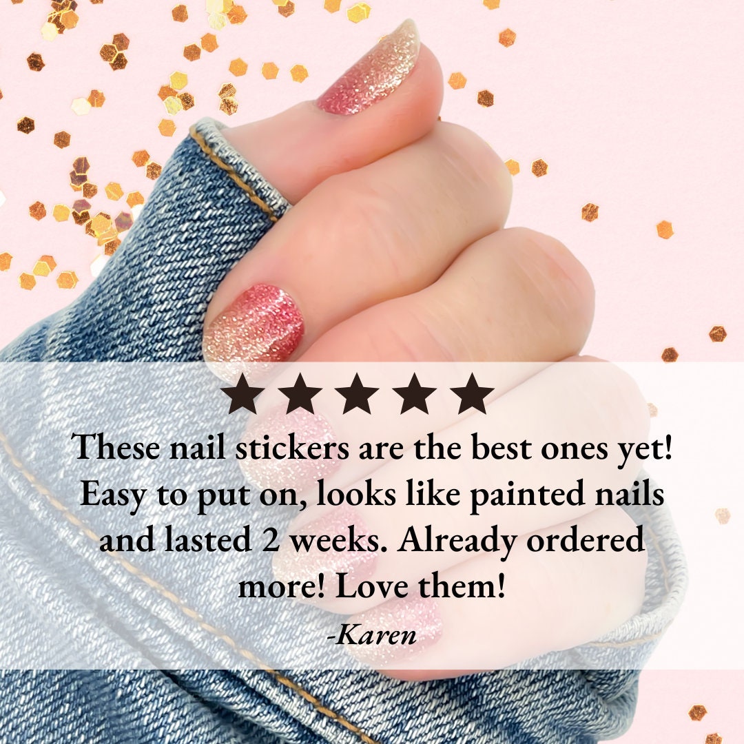 Winter Wonderland Nail Wraps Holiday Nail Polish Stickers Nail Decals ...