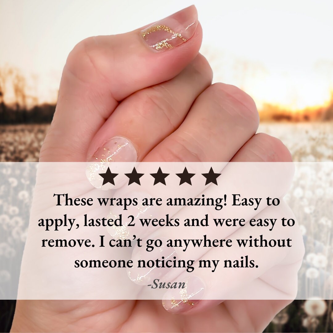 Winter Wonderland Nail Wraps | Holiday Nail Polish Stickers Nail Decals ...