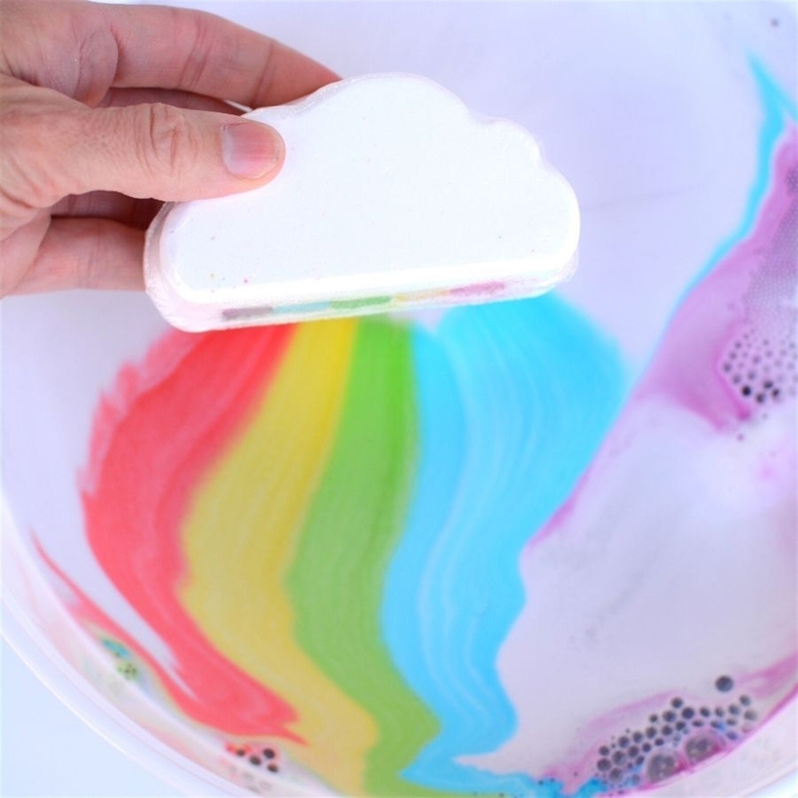 Rainbow Cloud Bath Bomb - Etsy