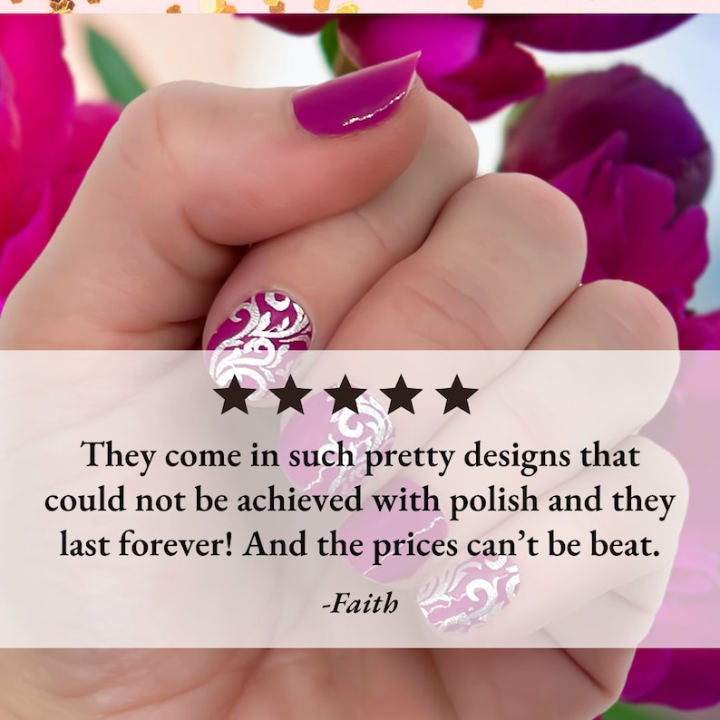 Winter Wonderland Nail Wraps | Holiday Nail Polish Stickers Nail Decals ...