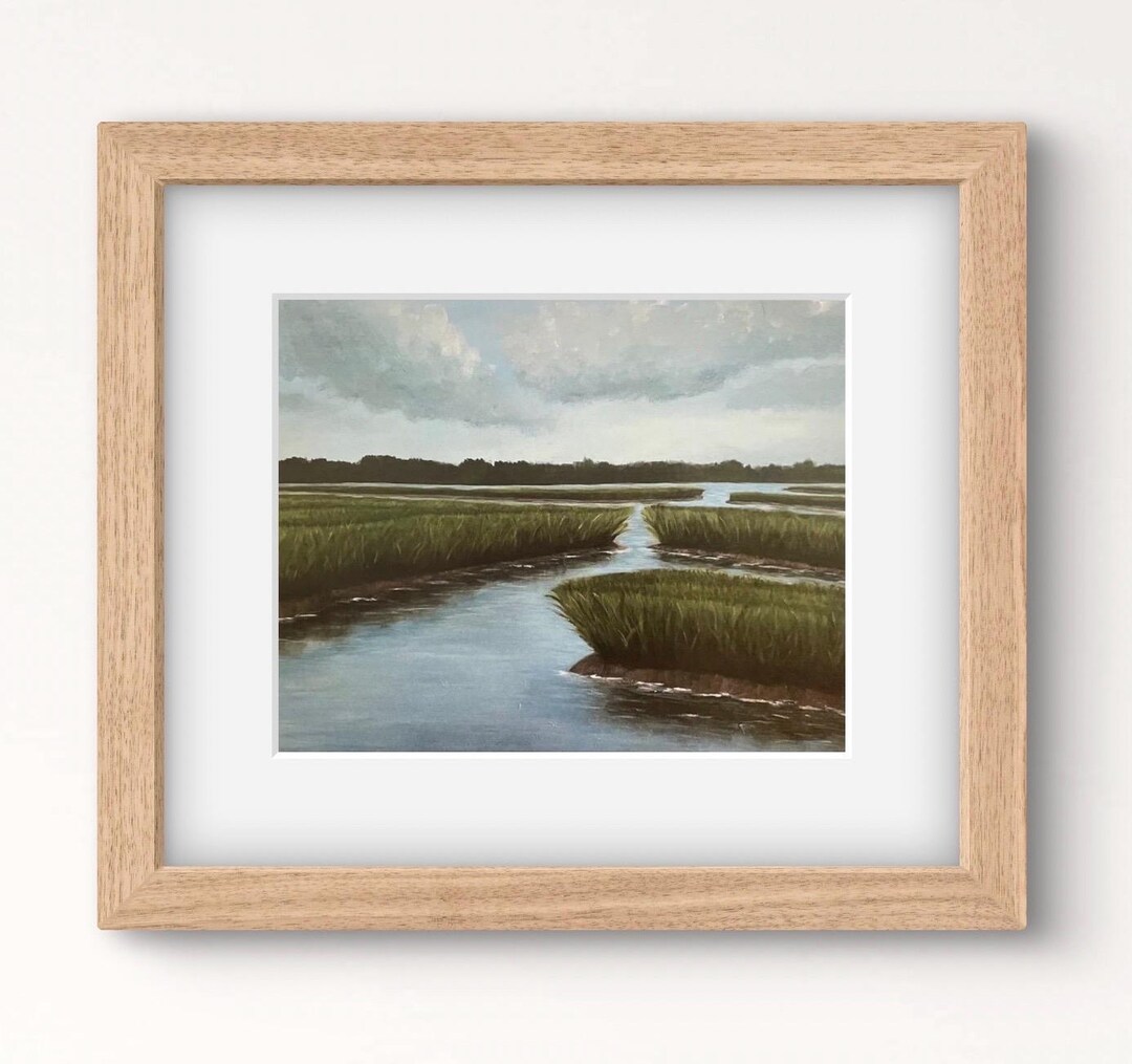 Low Marsh Print, Ocean Decor, Beach Home, Wall Art, Vacation House ...