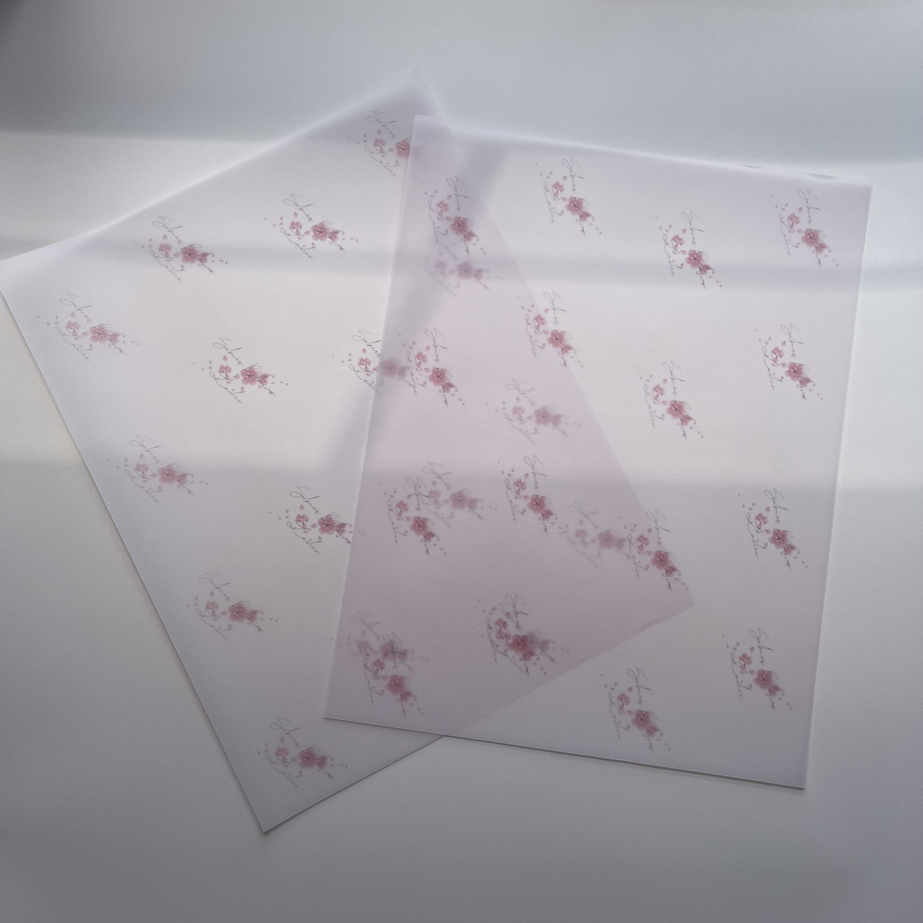 Personalized Vellum Paper, Logo Branding Packing Paper for Small ...