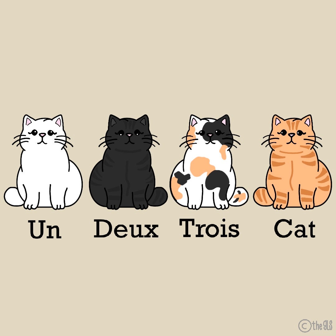 Cat Art Print - Etsy