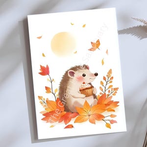 Printable Fall Themed Birthday Cards - Etsy