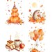 Printable Fall Themed Birthday Cards - Etsy