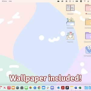 Pastel School Themed Desktop Icons | Windows and Macos | Digital Bundle ...