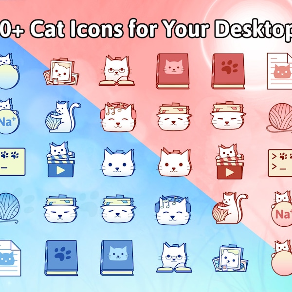 Cat Folder Icon - Etsy