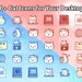 Cute Cat Folder Icons | Windows and Macos | Digital Download | Desktop ...