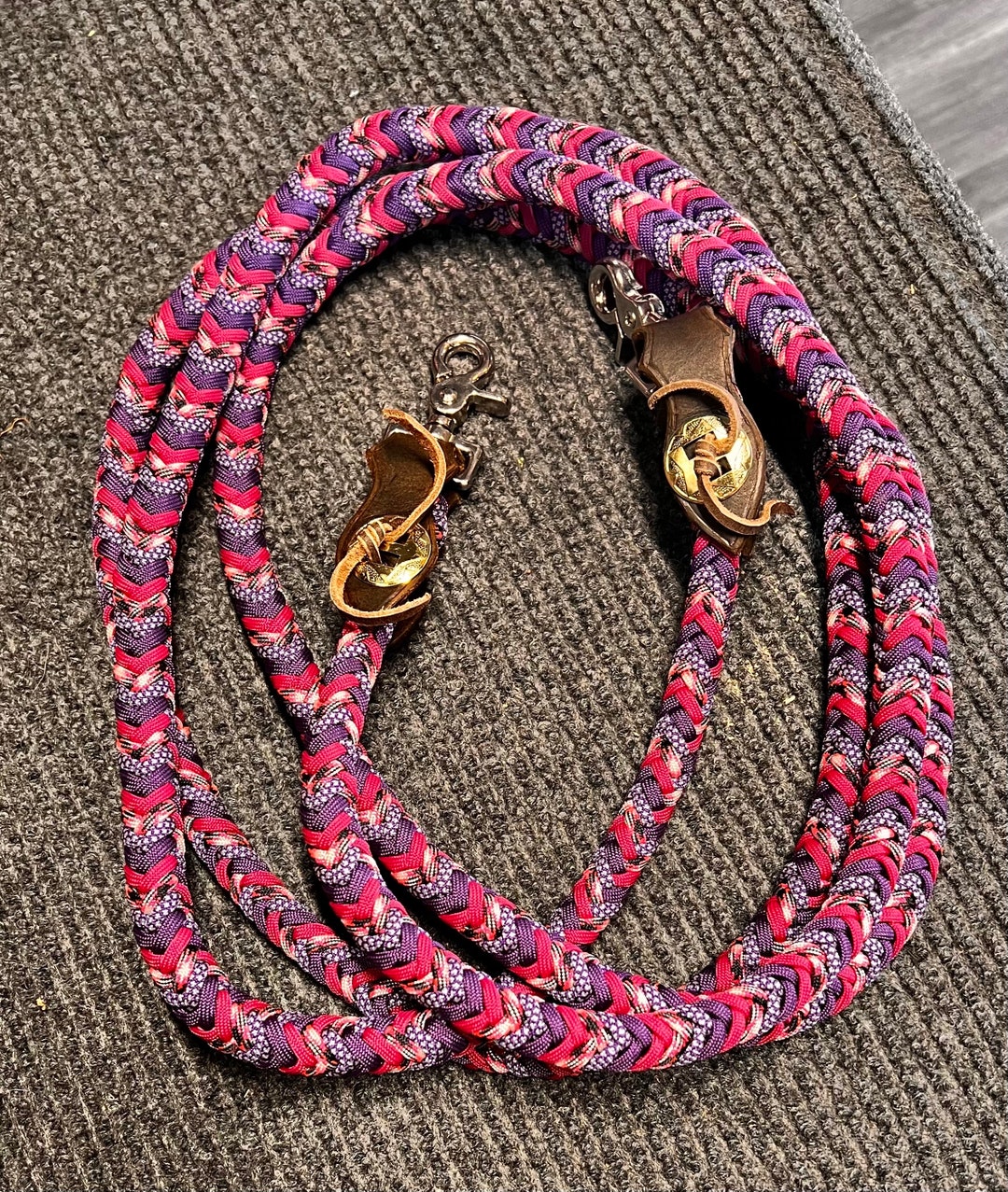 Rope and Paracord Braid Loop Reins - Etsy