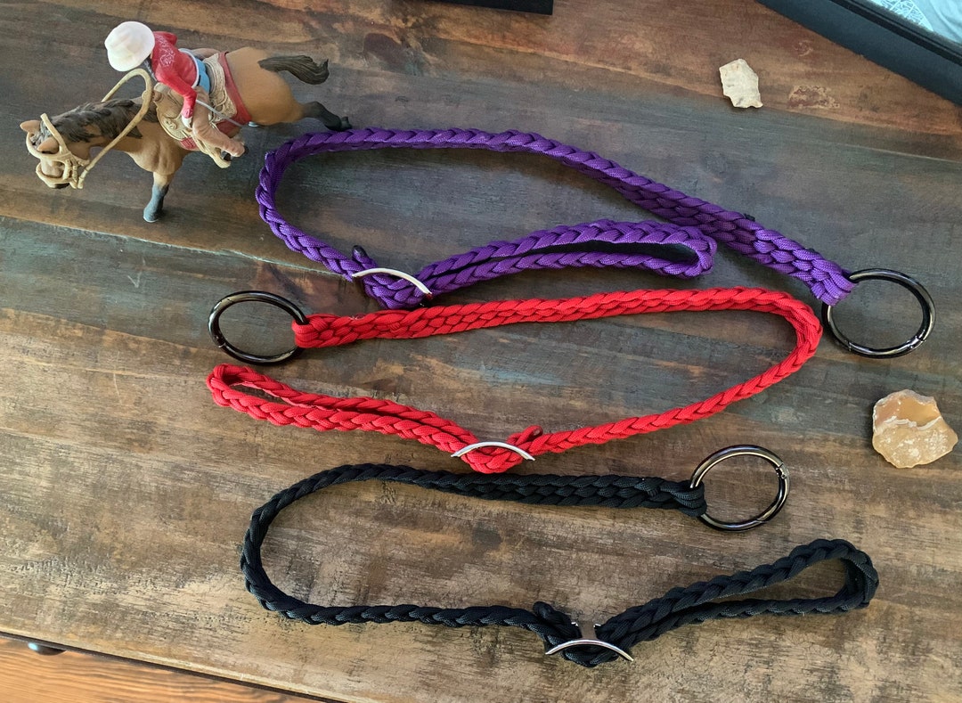 Braided Rein Keeper With Trigger Snap - Etsy