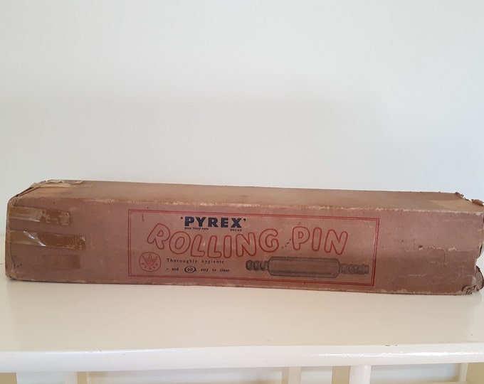 Vintage 'pyrex' Glass Rolling Pin. Circa 1950's - Etsy