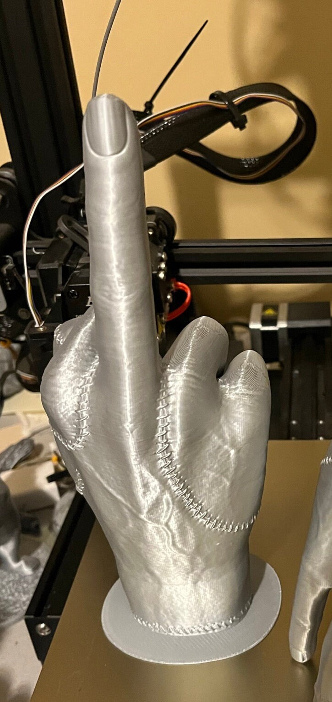 3D Printed Middle Finger (fan Art) - Etsy