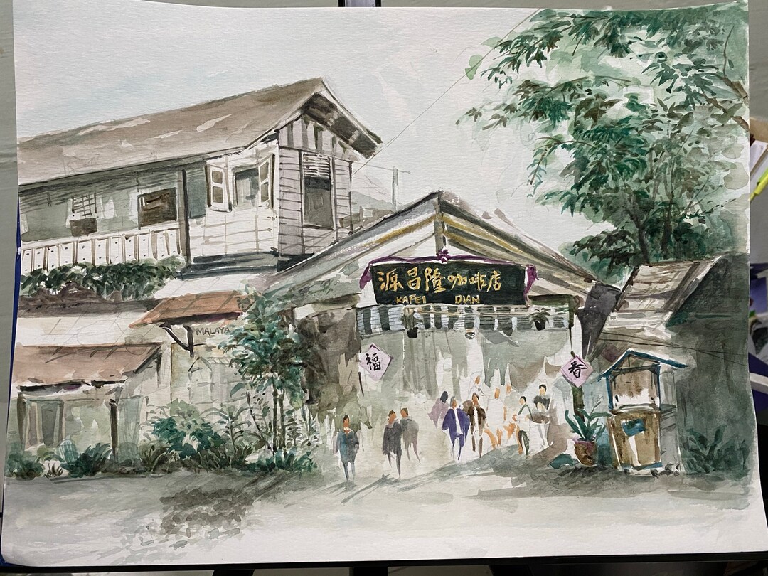 Kafei Dian Petaling Street KL 源昌隆咖啡店 - Etsy Österreich