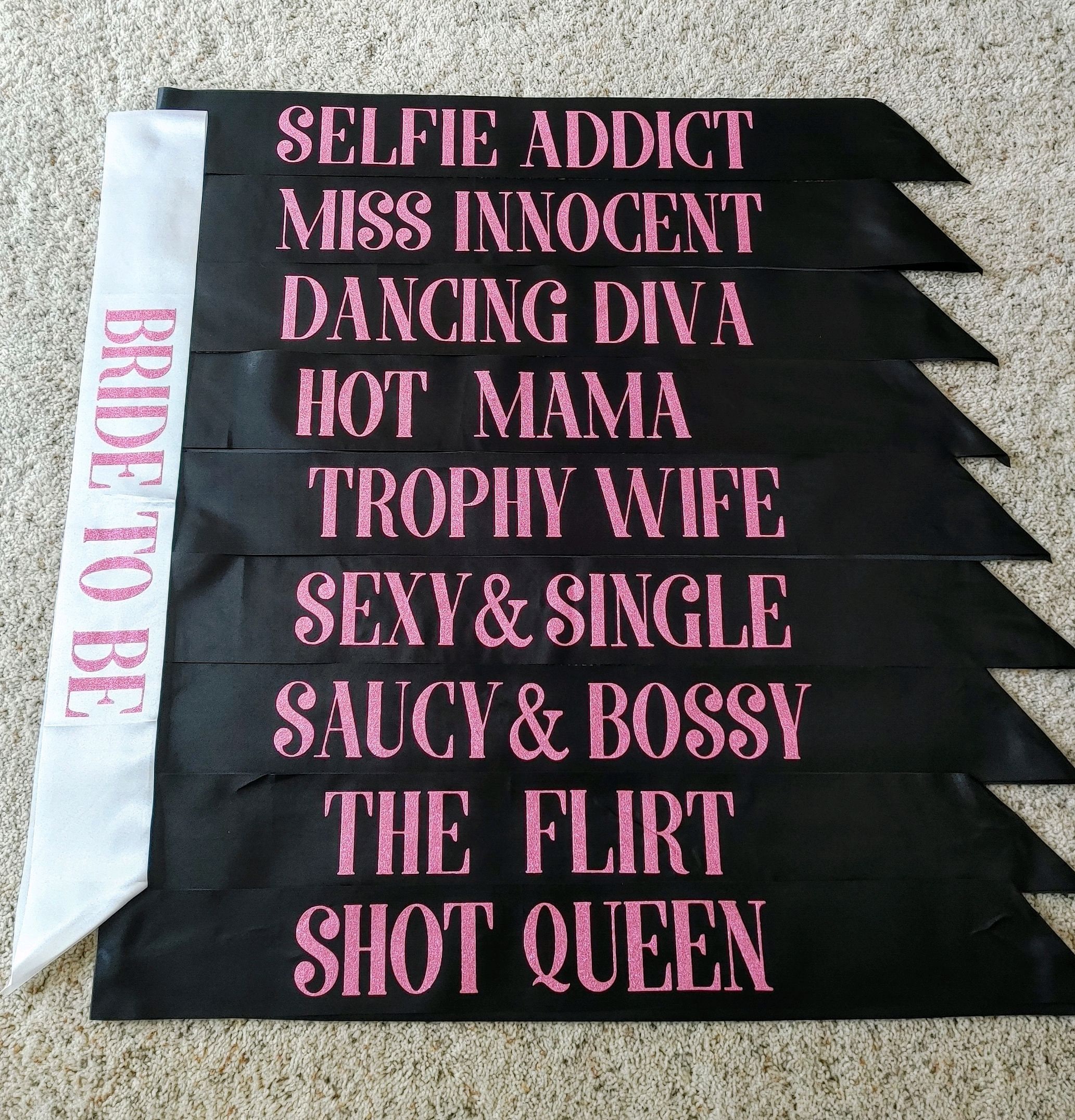 10 Bachelorette Sashes - Etsy