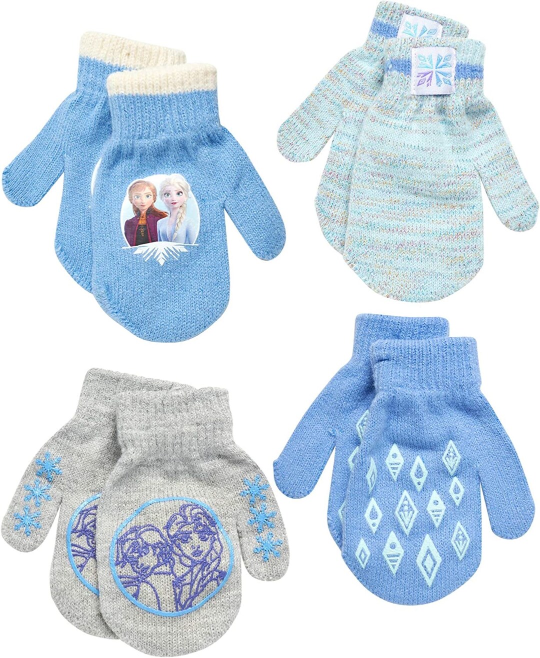 Girls Mittens or Gloves, Frozen Elsa and Anna Winter Set, Toddler ...