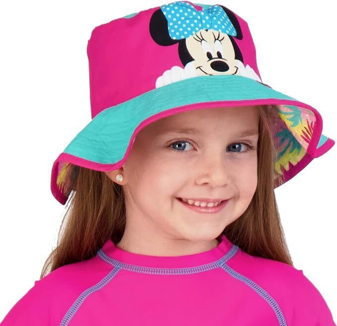 Disney Minnie Mouse Girls Bucket Hat, Sun Hat for Toddlers/little Girls ...