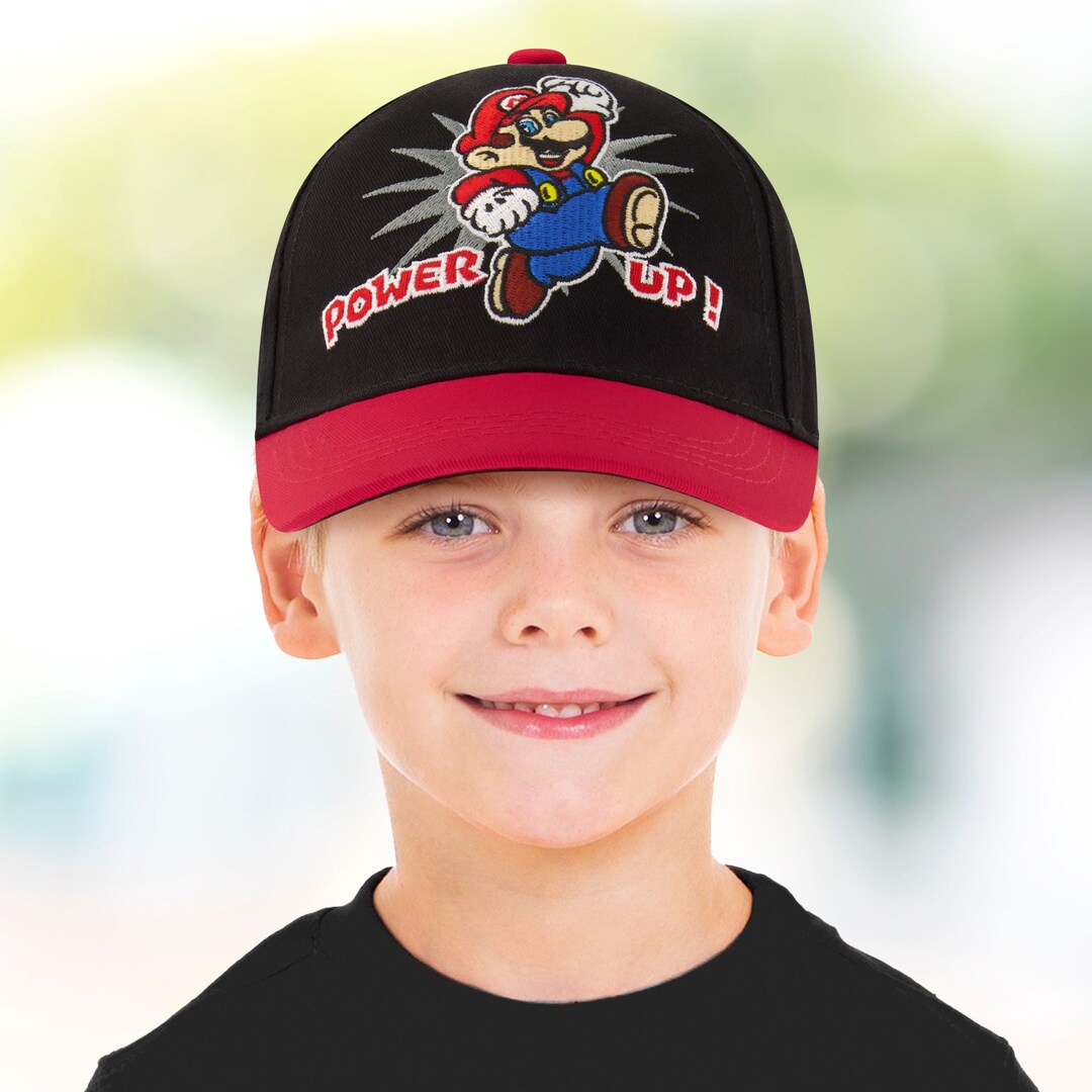 Nintendo Super Mario Kids Hat Size 4-7 Boys Baseball Cap - Etsy