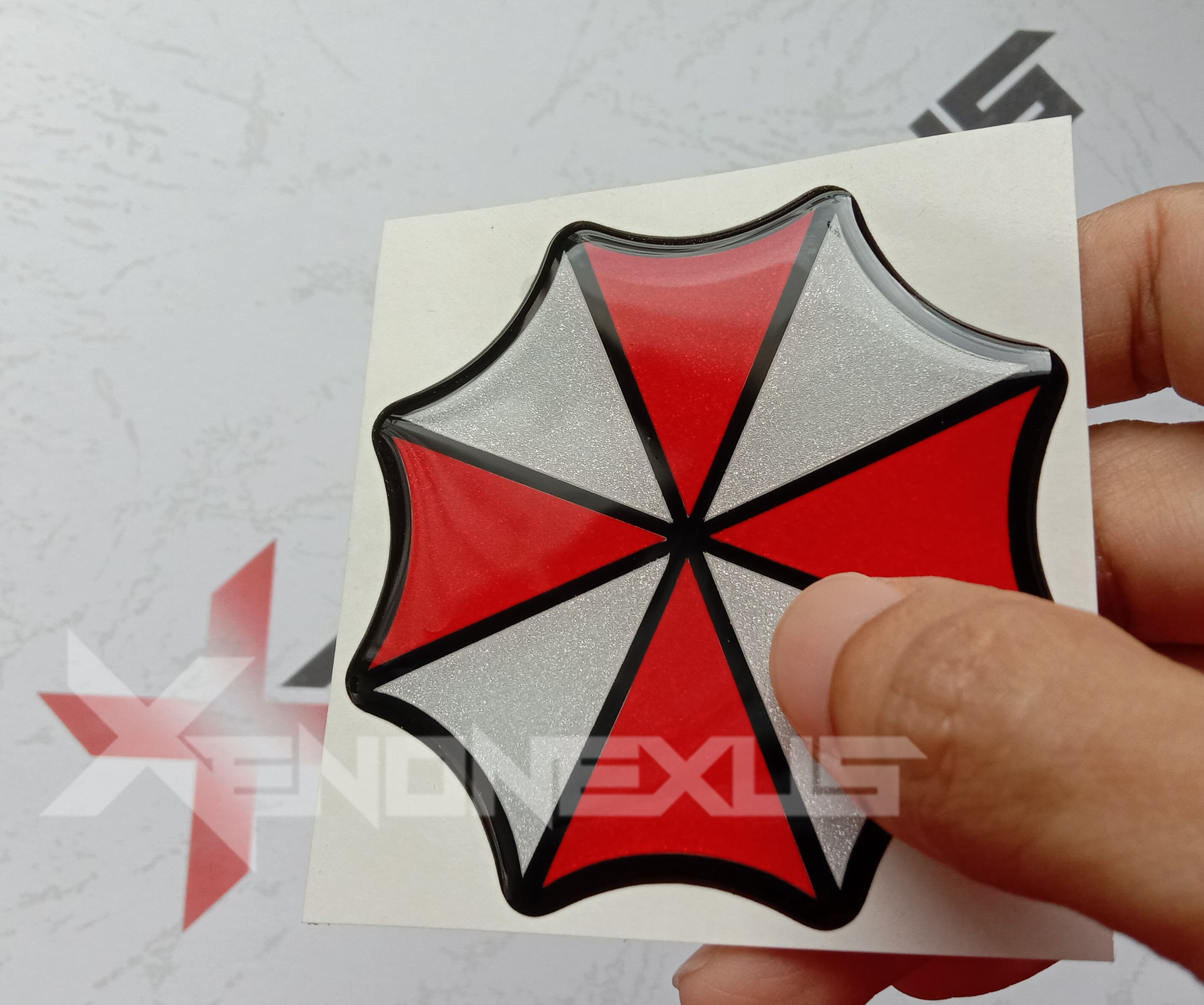 Umbrella Corporation Logo Reflective Elastic Epoxy Sticker - Etsy